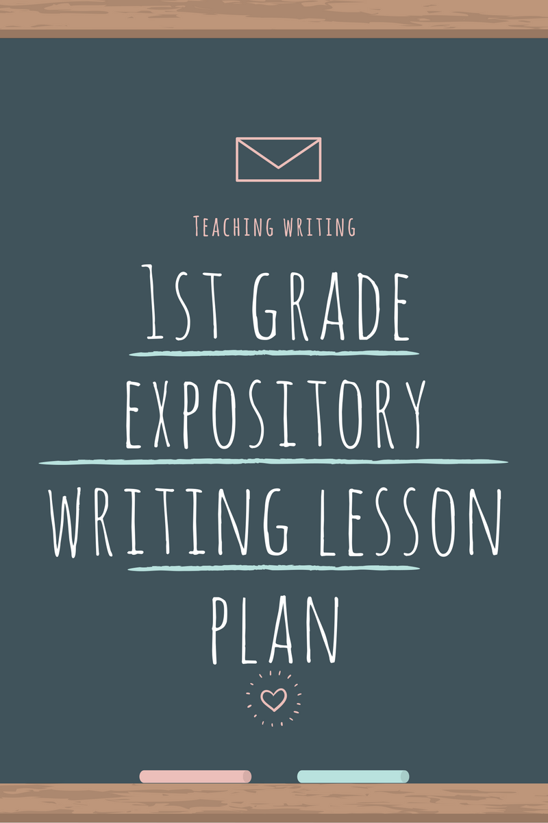 1st Grade Expository Writing Lesson Plan - Owlcation