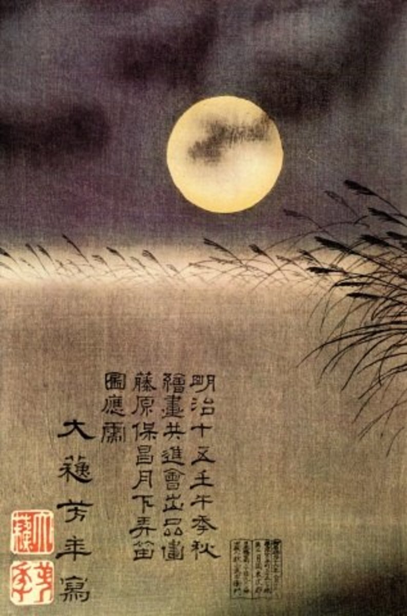 Moon Paintings of China and Japan - Owlcation