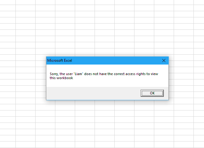How to Restrict a Workbook to Specific Users in Excel VBA - Owlcation