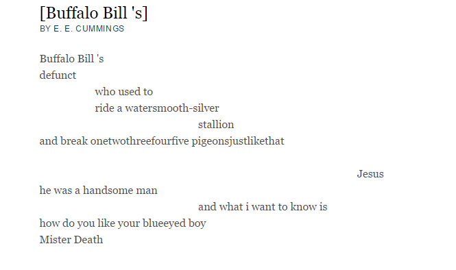 E.E. Cummings: The Power of Structure and Form - Owlcation