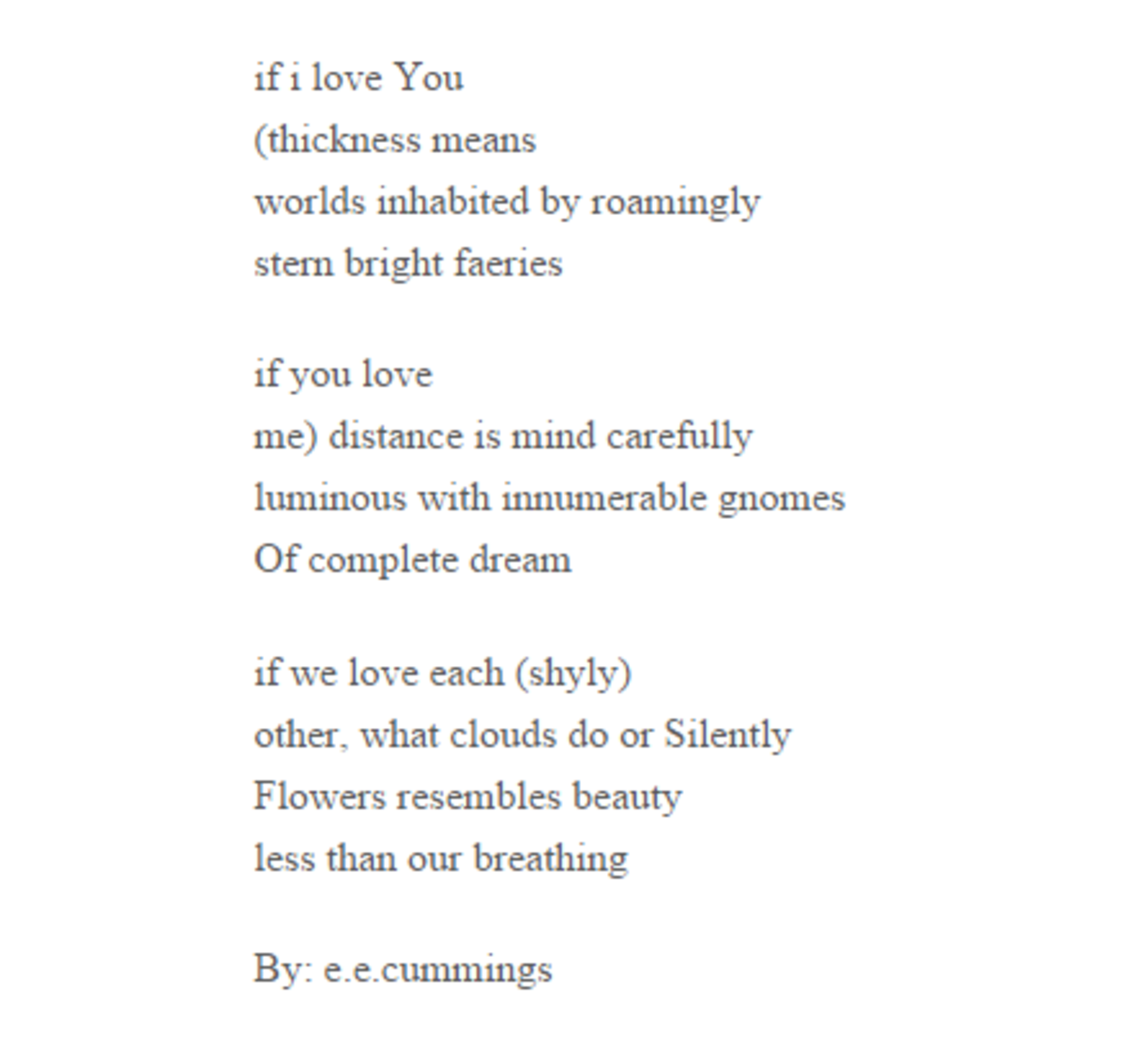 E.E. Cummings: The Power of Structure and Form - Owlcation