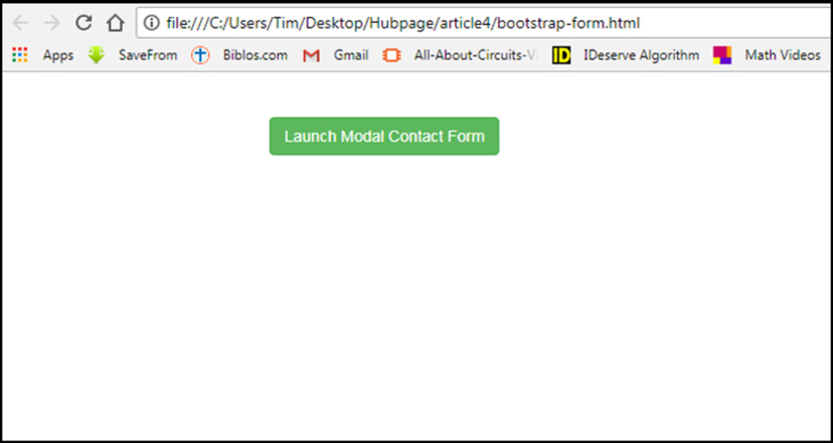 DIY PHP and Bootstrap: Using the Bootstrap Modal Box to Receive Input From Users - Owlcation