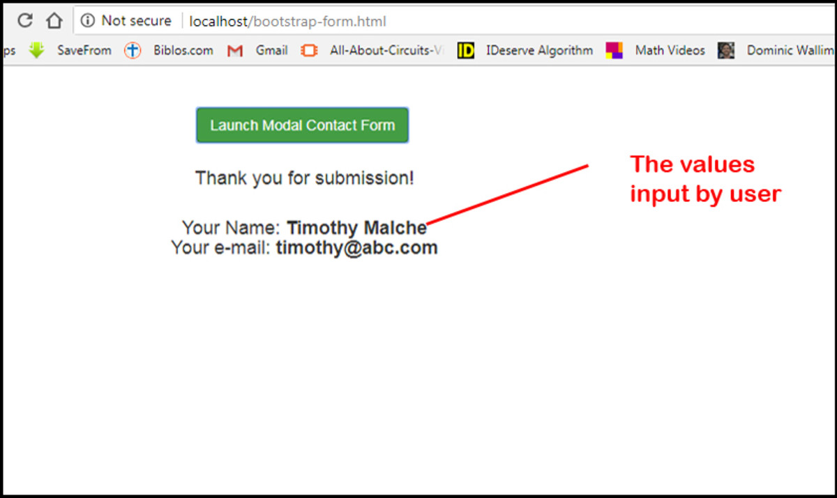 DIY PHP and Bootstrap: Using the Bootstrap Modal Box to Receive Input From Users - Owlcation