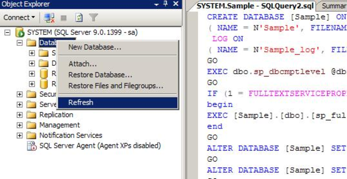 SQL Server 2005: Creating Database in SQL Server and Understanding Data ...