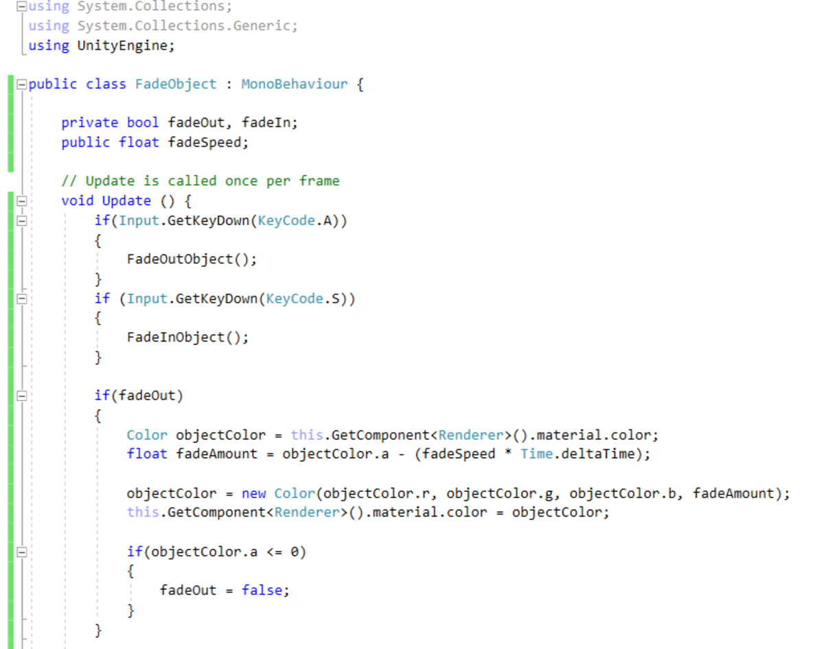 How to Fade a GameObject in Unity - Owlcation