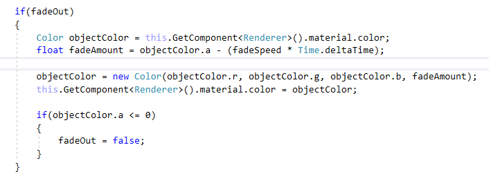 How to Fade a GameObject in Unity - Owlcation