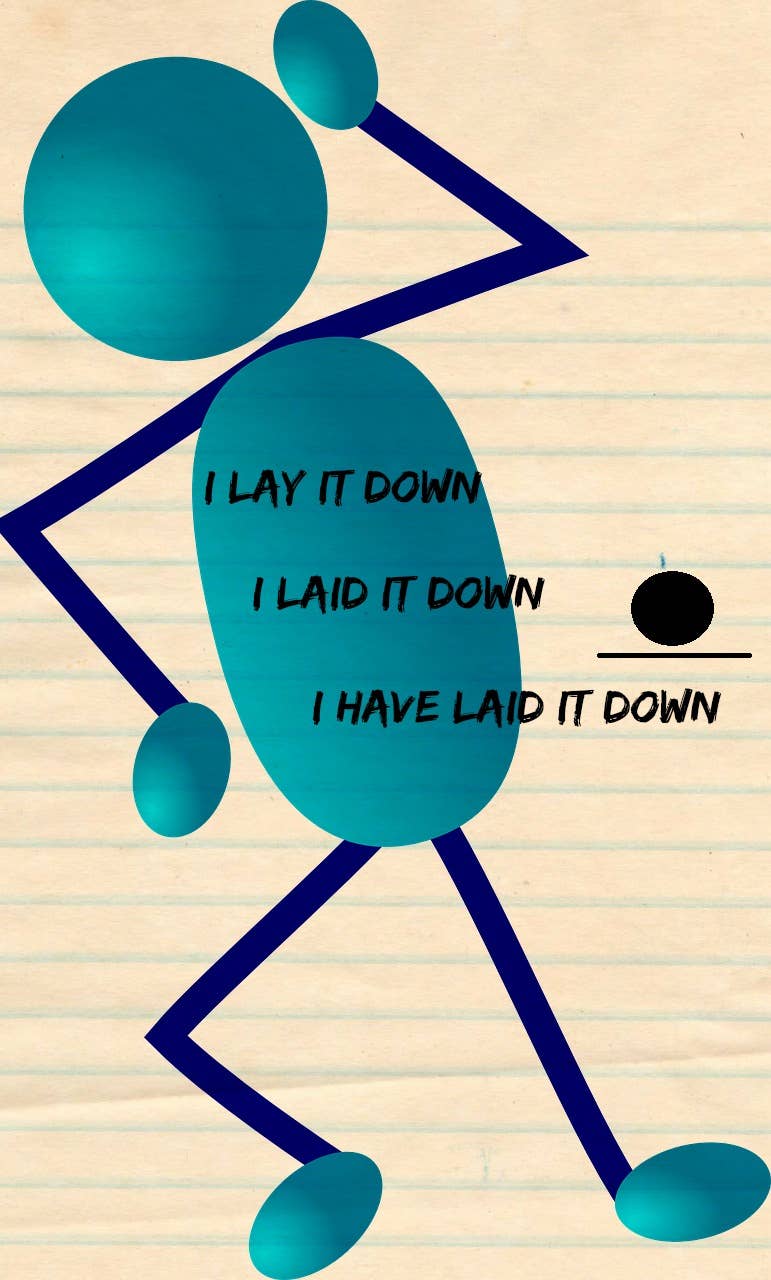 Lie vs. Lay vs. Laid vs. Lain: The Naughty Grammarian Explains - Owlcation