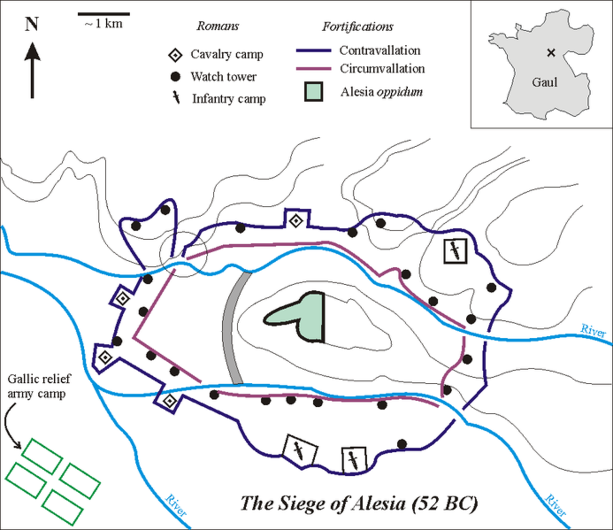 Gallic Wars: The Battle of Alesia - Owlcation