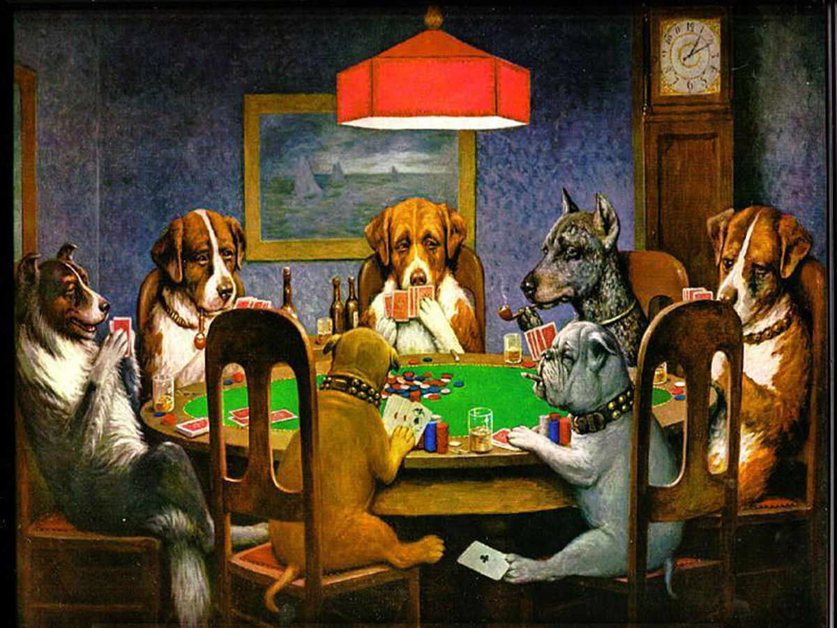 Coolidge Dogs: A History of the Poker and Pool-Playing Canines - Owlcation