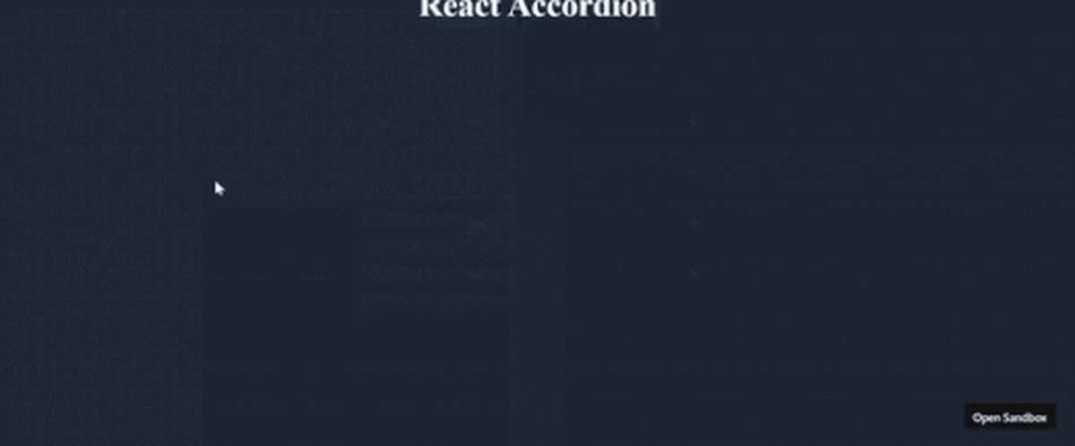 How to Create an Animated Accordion With React JS - Owlcation