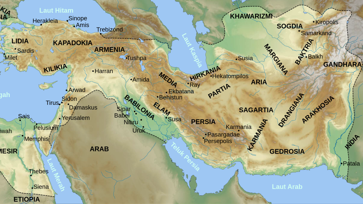 Spread Of Zoroastrianism Map