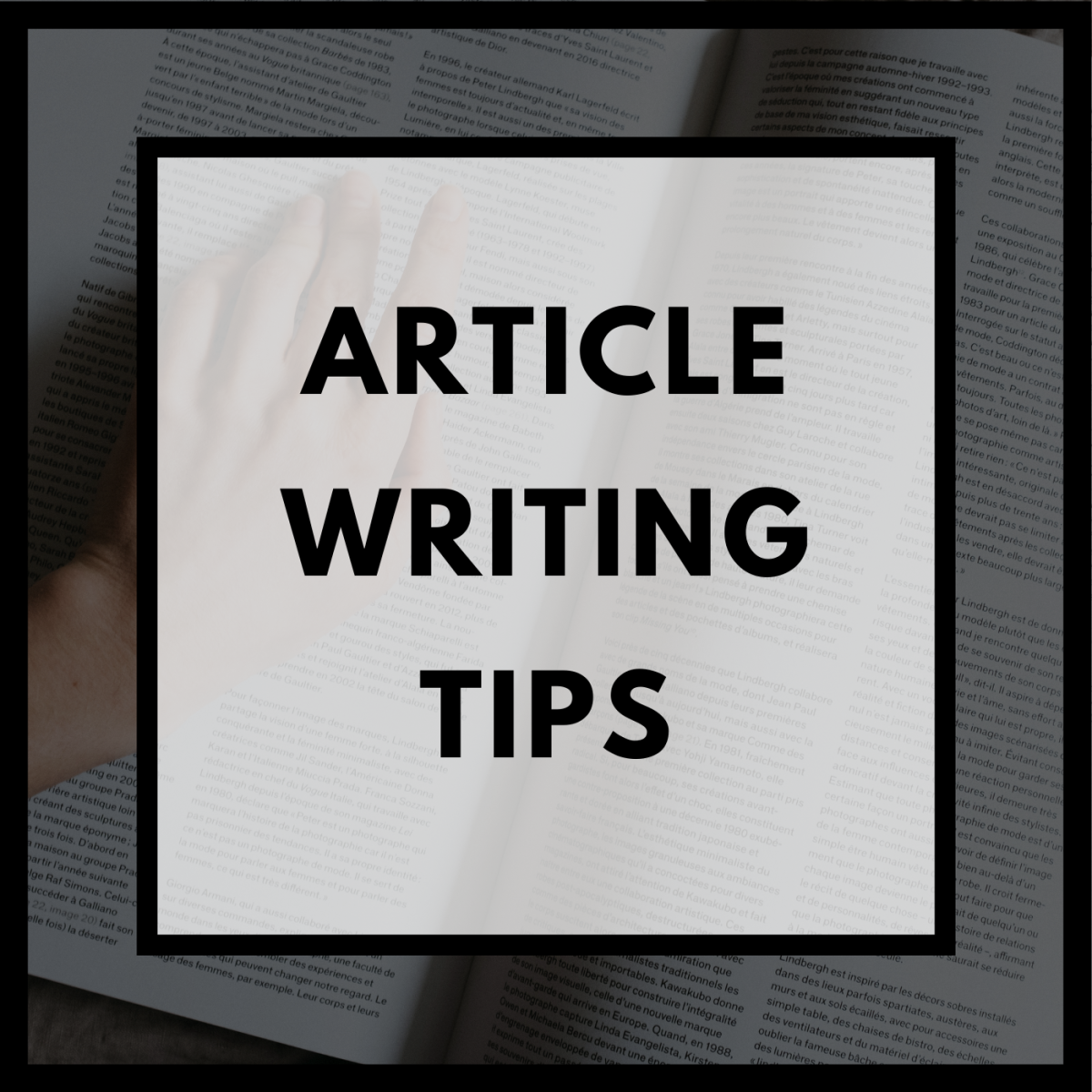 10 Tips for Better Column Writing and Article Writing - Owlcation