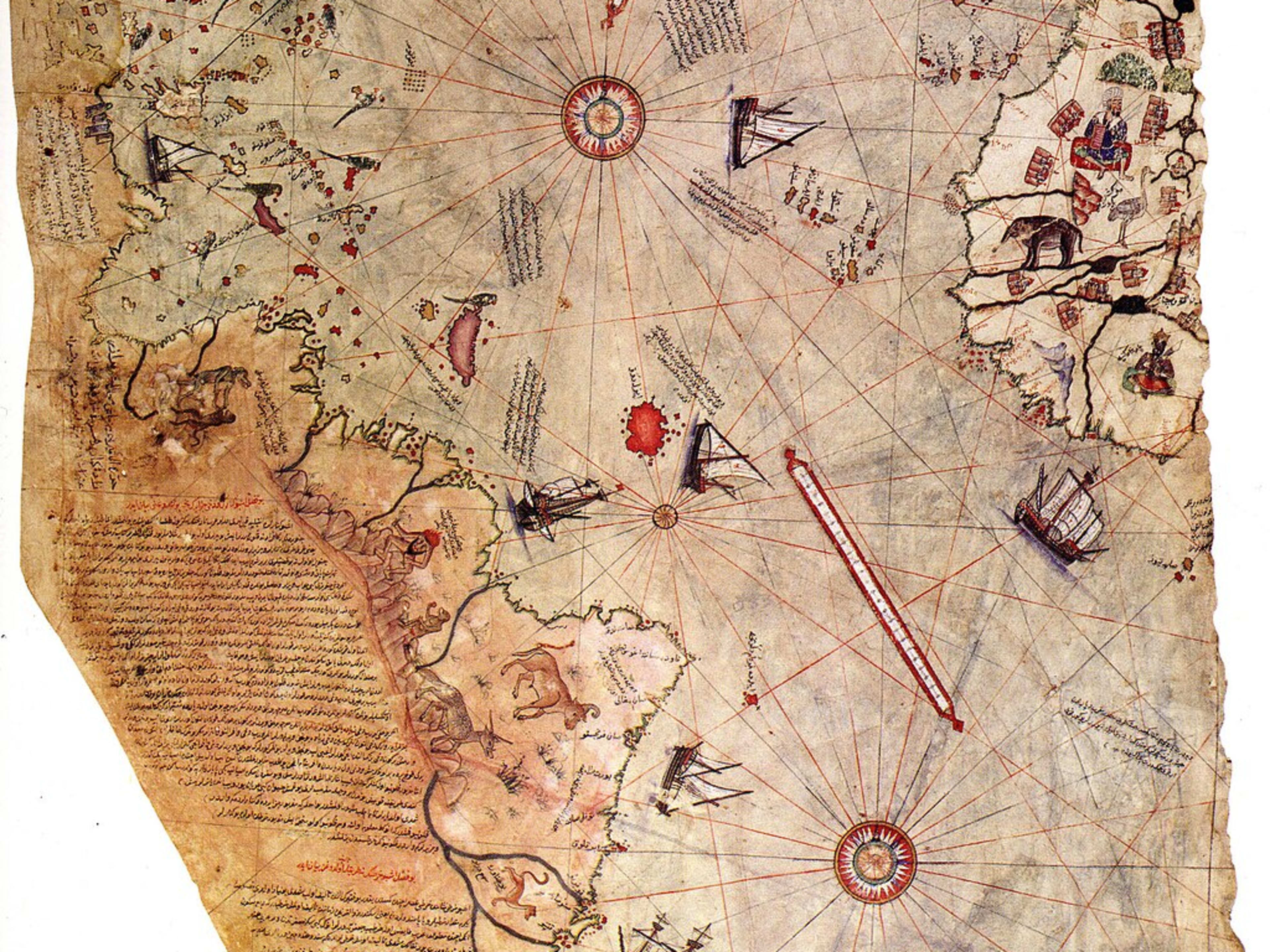 The Piri Reis Map of 1513 - Owlcation