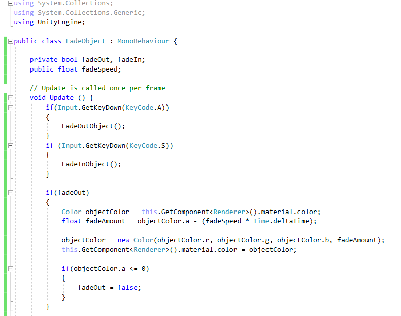 How to Fade a GameObject in Unity - Owlcation