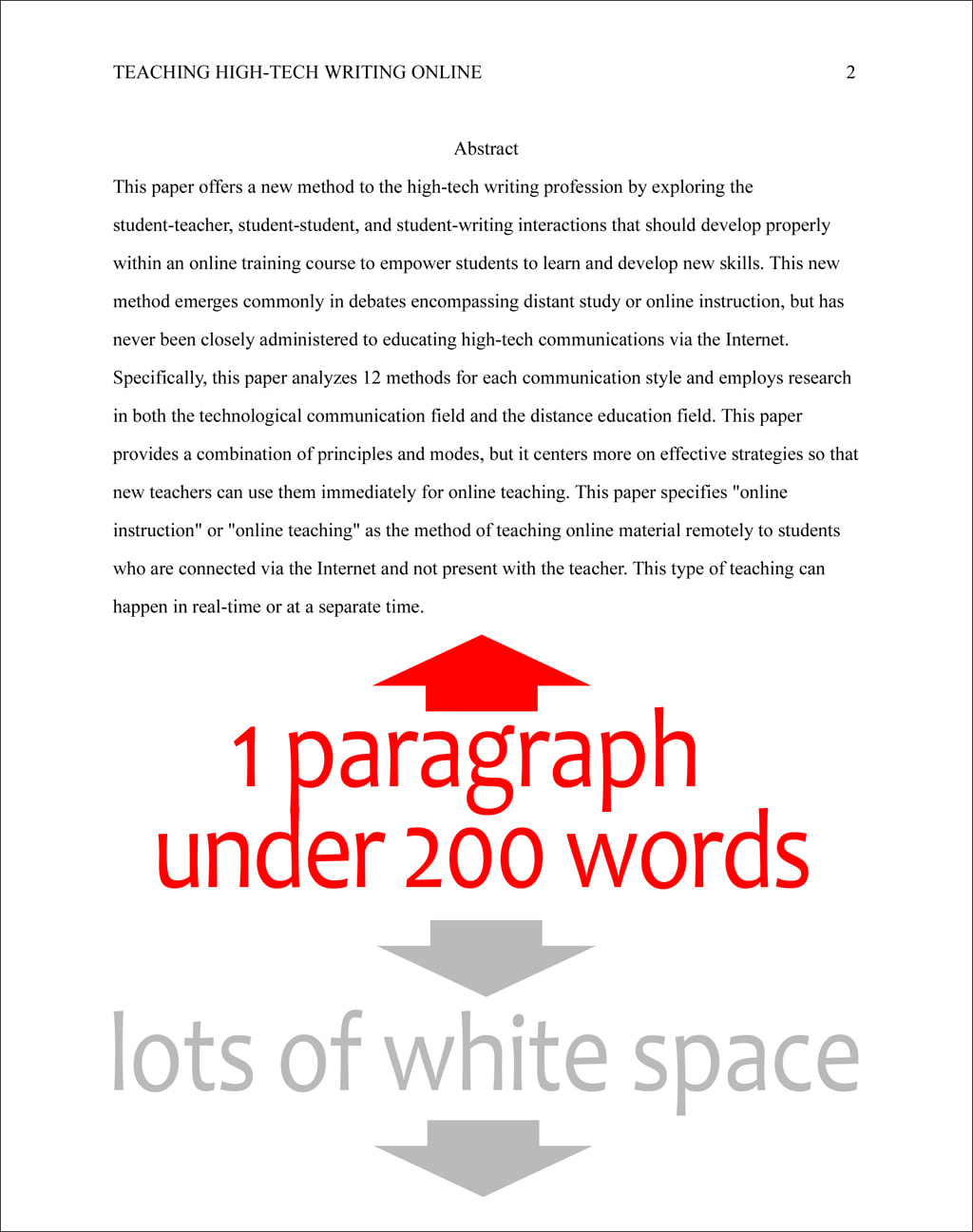 Format the Abstract Page in APA Style, 6th Edition - Owlcation