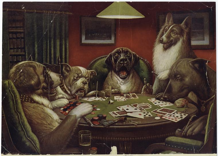 Coolidge Dogs: A History of the Poker and Pool-Playing Canines - Owlcation