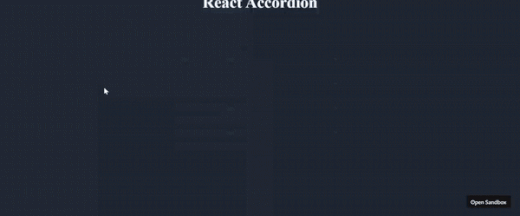 How to Create an Animated Accordion With React JS - Owlcation