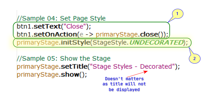 JavaFx Stage Styles - Owlcation