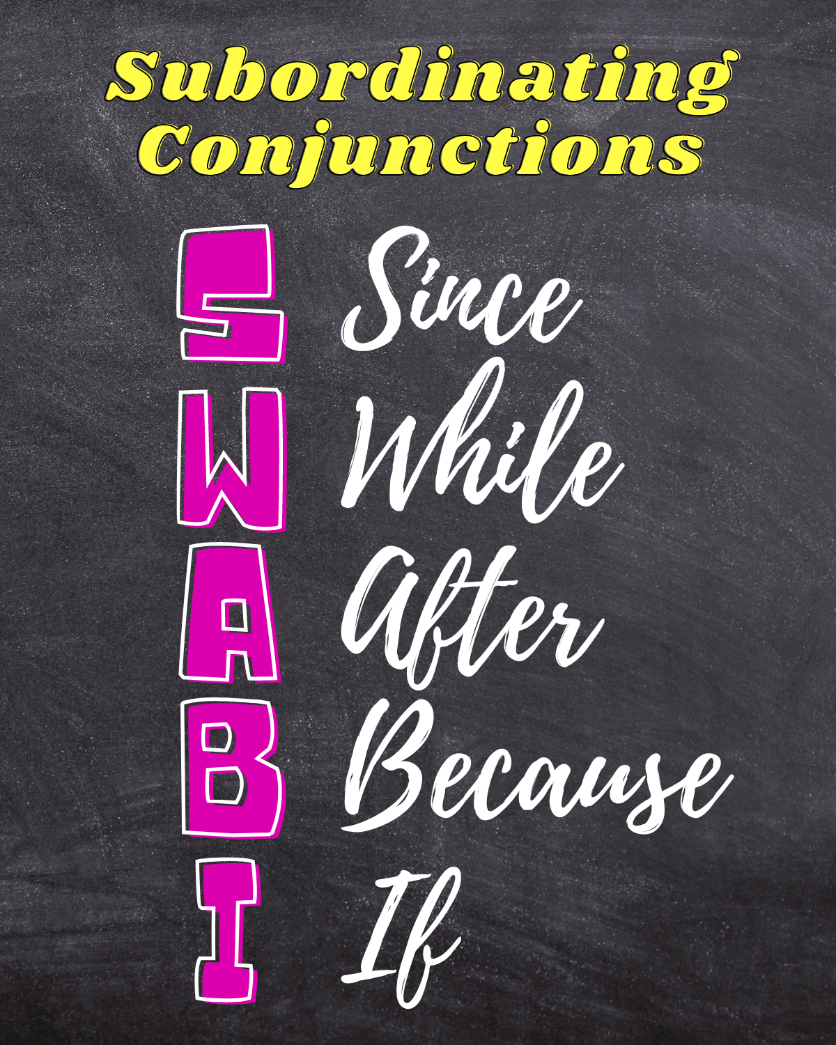 SWABI Conjunctions - Owlcation