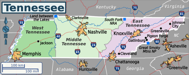 The 3 States of Tennessee - Owlcation