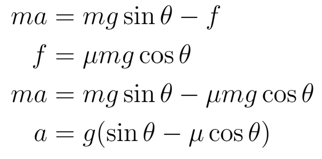 Basic Mechanics: Motion on an Inclined Plane - Owlcation