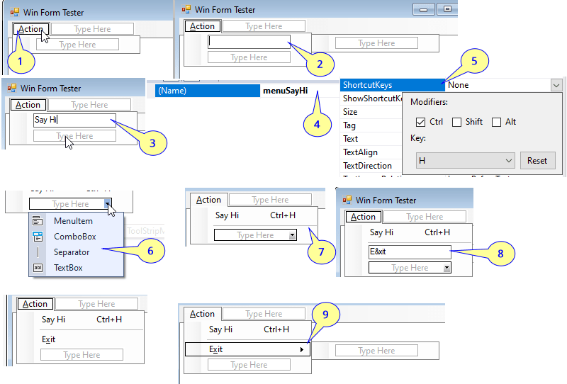C# MenuStrip Control Explained - Owlcation
